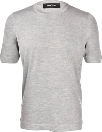 Gran Sasso Homme, Tops, Gris, Taille: L 070 Paricollo