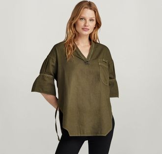 G-Star Woven Tunika - Grün - Damen