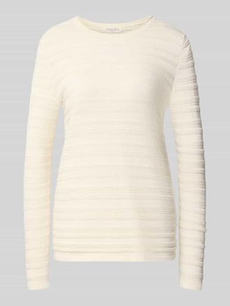 Christian Berg Regular Fit Pullover aus reiner Baumwolle in Strick-Optik