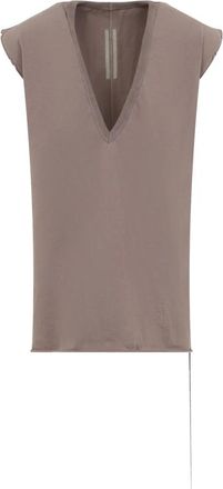 Rick Owens Dylan T - - Tops - Herren - Braun - L