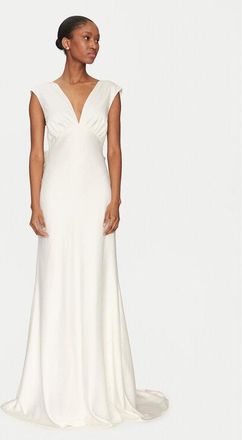 Vero Moda Abendkleid Dottea 26036356 Écru Regular Fit