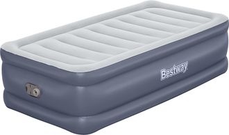 Bestway TriTech Luftbett mit integrierter Elektropumpe Single XL/Hi 191 x 97 x 51 cm, Blau