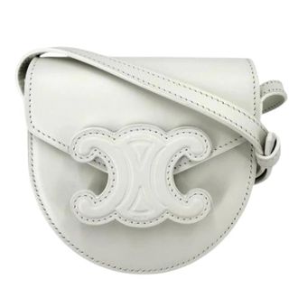 Celine Pre-owned Vintage Pochette Schultertasche - - Pre-owned - Damen - Wei&szlig; - ONE SIZE