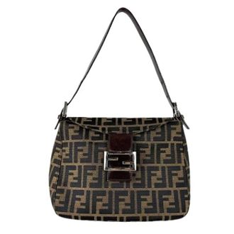 Fendi Pre-owned Sac bandouli&egrave;re en toile - Femme - Pre-owned - Brun - Taille: ONE Size
