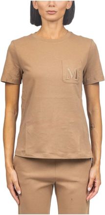Max Mara Femme, Tops, Brun, Taille: 44 FR Madera T-Shirt