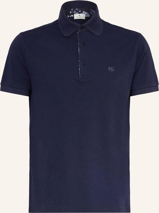 Etro Etro Piqué-Poloshirt blau