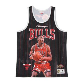 Mitchell & Ness Chicago Bulls Tank Top Scottie Pippen - - Sport - Herren - Schwarzk - S