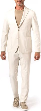 HUGO BOSS Herren Anzug weiß Slim Fit
