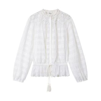 Isabel Marant Polly Top - - Blouses & Shirts - Damen - Wei&szlig; - M
