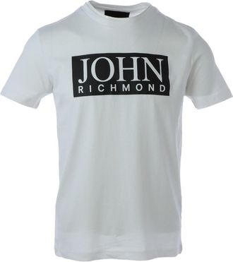 John Richmond Herren T-Shirt in Wei&szlig;