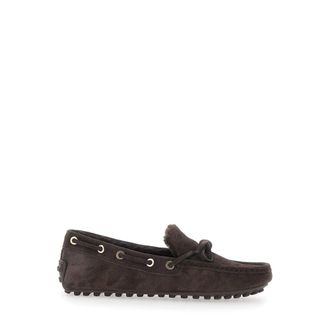 Tod's Mocassins &agrave; garniture en shearling - Femme - Chaussures - Brun - Taille: 38 1/2 EU
