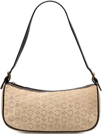 Celine Hobo Bags - C Macadam Suede Shoulder Bag - Gr. unisize - in Braun - f&uuml;r Damen