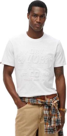 Superdry Herren Lässiges Workwear T-Shirt mit Prägung Optik XXXL