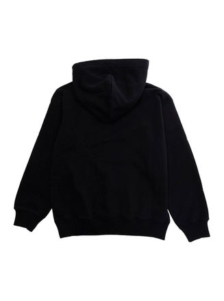 Off-white Boys Hoodie Big Bookish Double Black Cotton Hoods & Sweatshirts