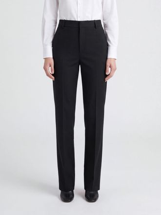 Moschino Pantalon skinny en laine vierge &agrave; taille mi-haute