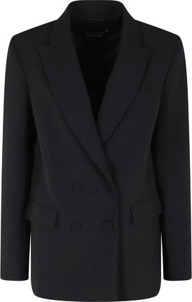 Federica Tosi Femme, Vestes, Noir, Taille: 40 FR Blazer crois&eacute; Cady