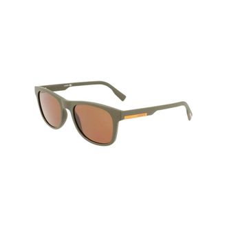 Lacoste unisex, Accessoires, Brun, Taille: ONE Size Lunettes de soleil &agrave; monture inject&eacute;e