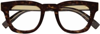 Dunhill unisex, Accessoires, Brun, Taille: 48 MM Optical Frame