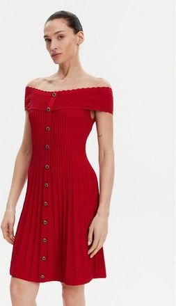 Morgan Kleid für den Alltag 251-RMELDO Rot Regular Fit