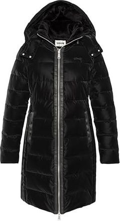 Schott NYC DOUDOUN LONGUE CAPUCHE EFFET VELOURS SCHOTT CLAUDIAW BLACK