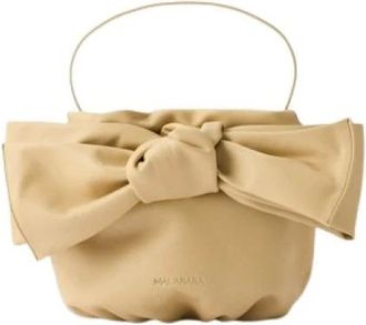 Malababa Femme, Sacs, Beige, Taille: ONE Size Small Bow Crossbody Bag
