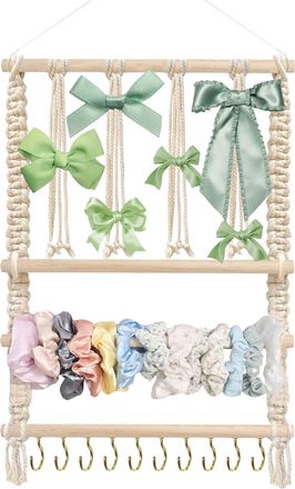 Generic Haarschleifen-Organizer | Hängender Baby-Bogenhalter | Dekorativer platzsparender Buchenholz zum Aufhängen für Kinderzimmer, Speisekammer, Wäsche, Wan