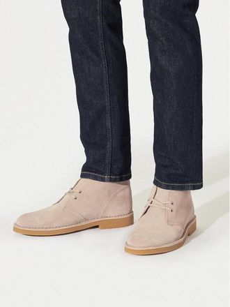 Clarks Schn&uuml;rschuhe Desert Bt Evo Beige