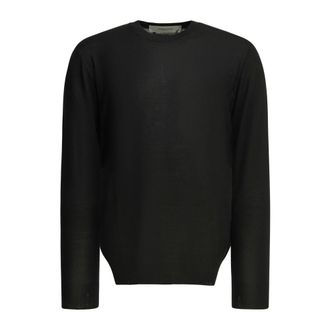 Golden Goose Pullover mit Rundhalsausschnitt und Used-Look - - Knitwear - Herren - Schwarzk - M