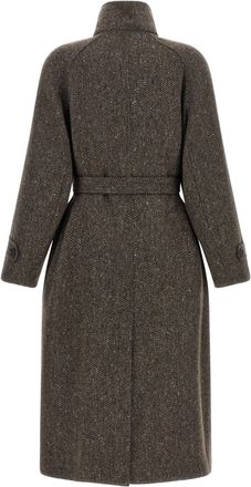 Brunello Cucinelli Sparkling Coat - Brown