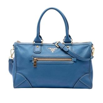 Prada Sac bandouli&egrave;re Pre-owned - Femme - Pre-owned - Bleu - Taille: ONE Size
