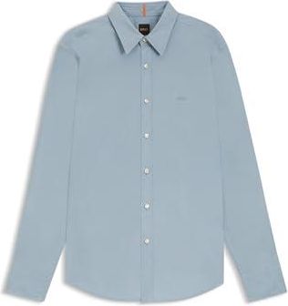 BOSS Hommes Relegant 6 Chemise Regular en Popeline de Coton
