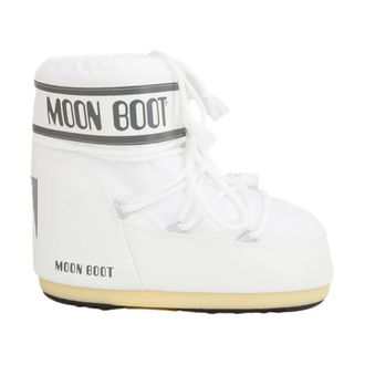 Moon Boot Femme, Chaussures, Blanc, Taille: 36 EU Bottes Icon Low Nylon