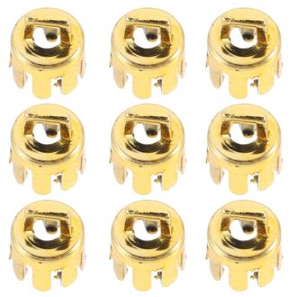 Aboofan 12st&uuml;cke Weihnachtskugel Anh&auml;ngerkappen Ersatzkugeln Endkappen F&uuml;r DIY Dekoration Kugelaccessoires Ornamenthalter Weihnachtszubeh&ouml;r Kreative Kappen An