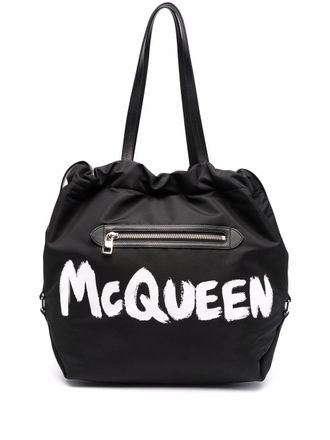 Alexander McQueen The Bundle Handtasche - Schwarz