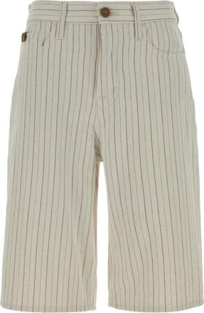 Jacob Cohen Femme, Shorts, Beige, Taille: W26 Pant Bermuda Wide Leg Loose Waist