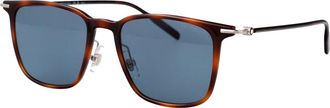 Montblanc Mb0354S Sonnenbrille - - Accessories - Herren - Braun - 52 MM
