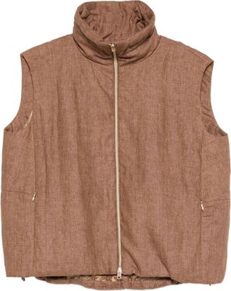 Herno Gilet zipp&eacute; en nylon Herno
