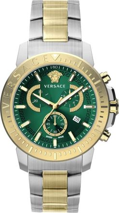 Versace Neuer Chrono 45mm Chronograph - - Accessories - Herren - Gelb - ONE SIZE