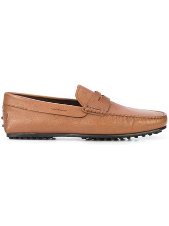 Tod's mocassins City Gommino - Marron