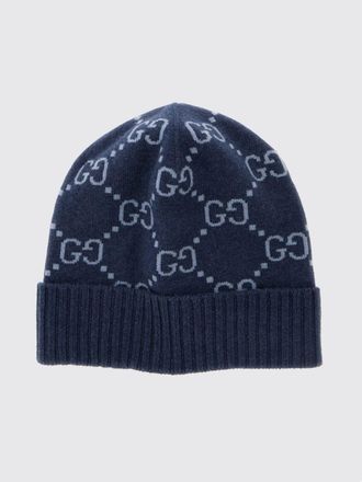 Gucci Bonnet beanie en cachemire &agrave; motif monogramme GG avec revers