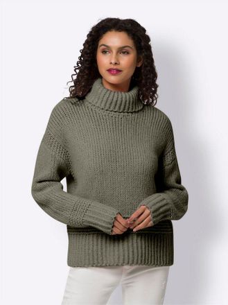 Heine Strickpullover Stehkragenpullover