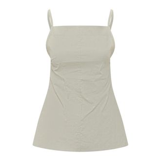 STUDIO NICHOLSON Raddle Apron Top - - Tops - Damen - Beige - 2XS