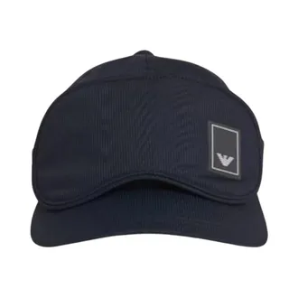 Emporio Armani Casquette &agrave; logo avec masque amovible - Homme - Accessoires - Bleu - Taille: ONE Size