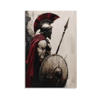 Generic Spartan Warrior Cool Art (4) Poster Dekorative Malerei Leinwand Wandkunst Wohnzimmer Poster Schlafzimmer Malerei,Wandkunst Bilddruck Moderne Familienz