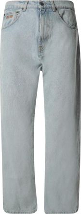Msgm Msgm, Homme, Jeans, Bleu, Taille: XS Pantalon en denim marbr&eacute;