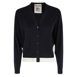 Semicouture Femme, Pulls, Bleu, Taille: 36 FR Cardigan Amanda