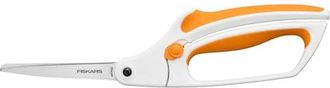 Fiskars Softgrip Ciseaux à Tissu, Longueur 26 cm, Lame en Acier Inoxydable/Manche en Plastique, Blanc, Easy Action, 1070070