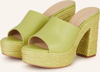 Paloma Barceló Paloma Barceló Plateau-Mules Nicoletta gelb