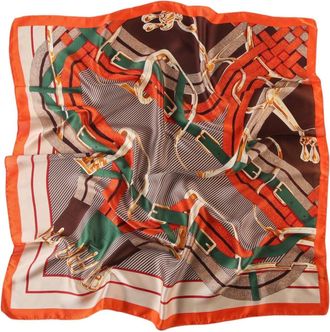 Alberto Cabale Schal Grand carr de Soie Interbelts Zo
