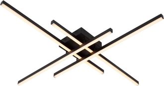 Lucide Lucide - novak Plafonnier led Dim. cct 1x42W 2700K/4000K Noir